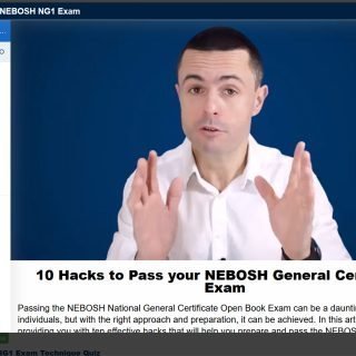 NEBOSH NG1/IG1 Exam Preparation Course - Compassa