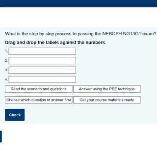 NEBOSH NG1/IG1 Exam Preparation Course - Compassa